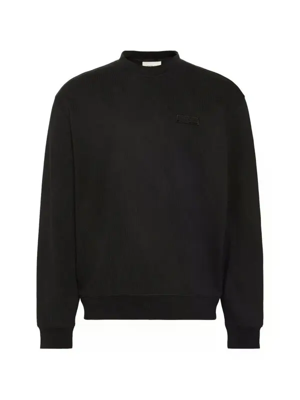 Calvin Klein Logo-patch Crew-neck Sweater