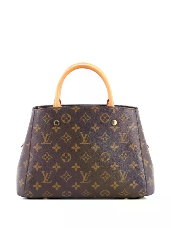 LOUIS VUITTON Montaigne Handbag Monogram Canvas Bb Satchel