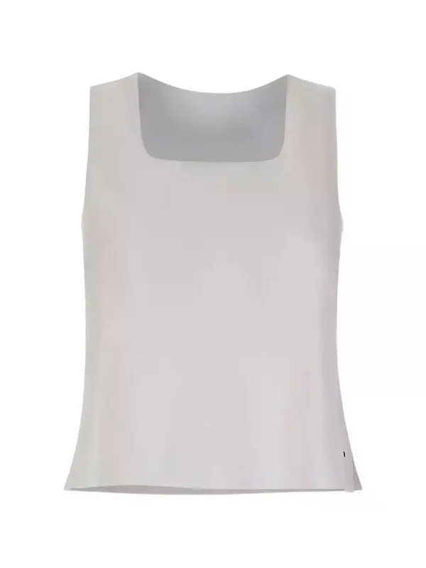 RRD Square-neck Sleeveless Top - White