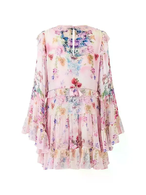 Camilla Floral-pattern Mini Dress