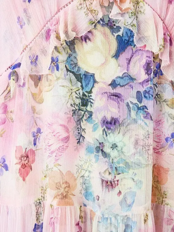 Camilla Floral-pattern Mini Dress