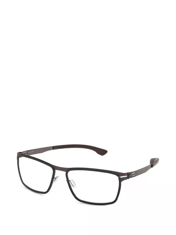 IC! BERLIN Rectangle Frame Eyeglasses - Black