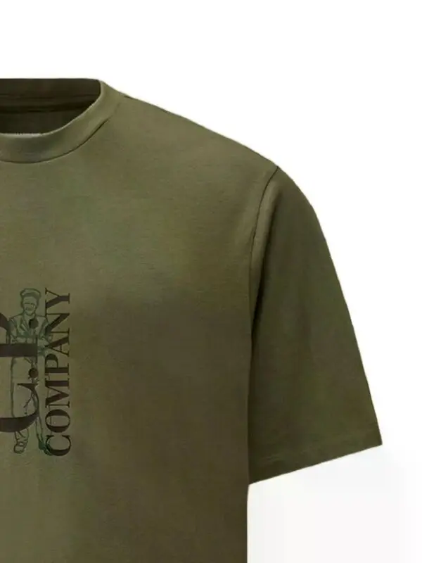 C.P. COMPANY Jersey Short Sleeve Printed T-shirt