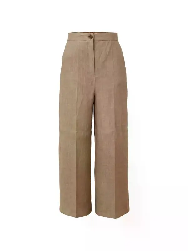 Marella Emme Button Trousers - Neutrals