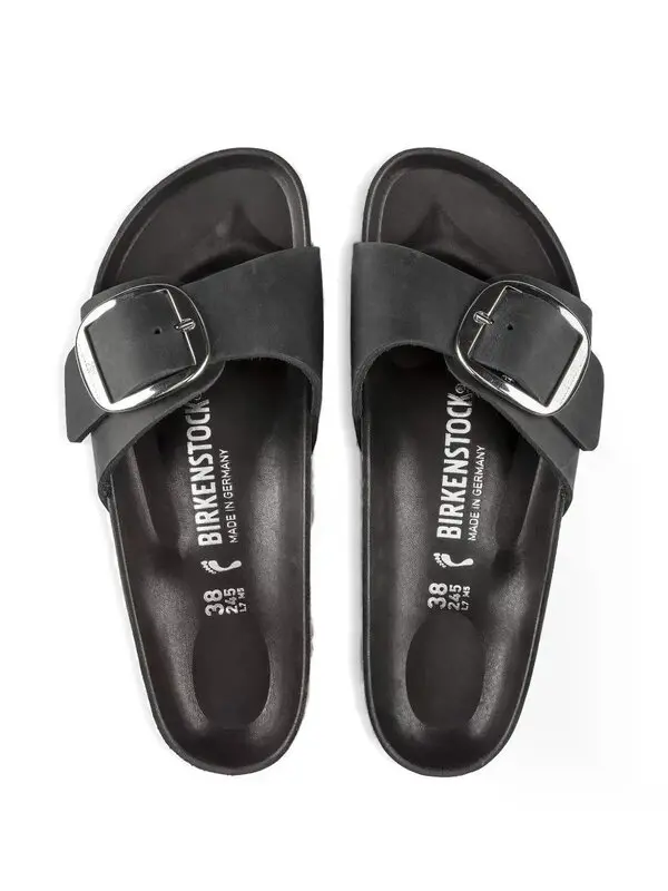 BIRKENSTOCK Madrid Buckle Sandals - Black