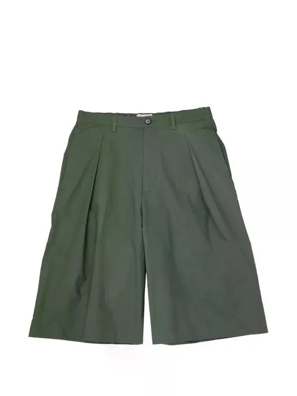 Barena Venezia Amado Viano Pleated Bermuda Shorts - Green