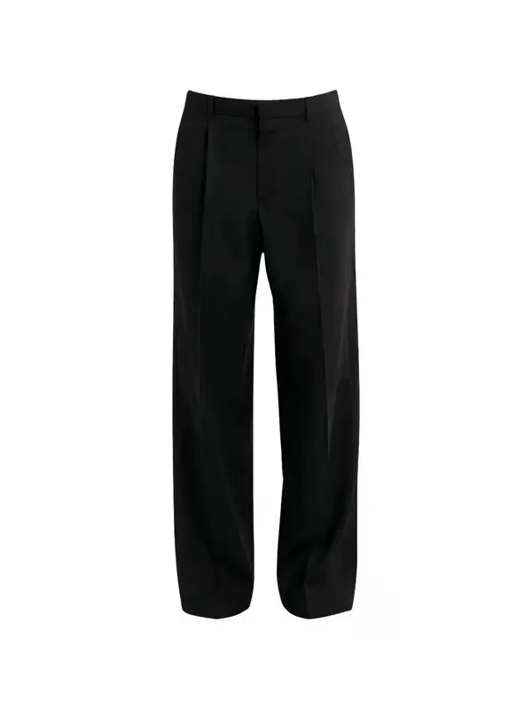SUNFLOWER Wide Pleated Wool Trousers