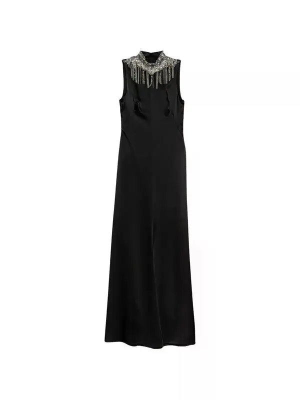 Alexander McQueen Sleeveless Maxi Dress - Black