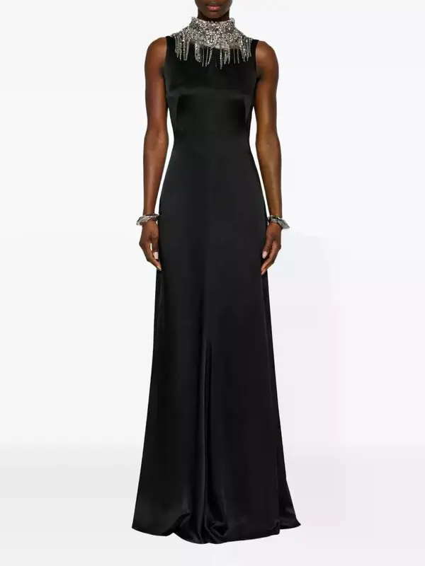 Alexander McQueen Sleeveless Maxi Dress - Black