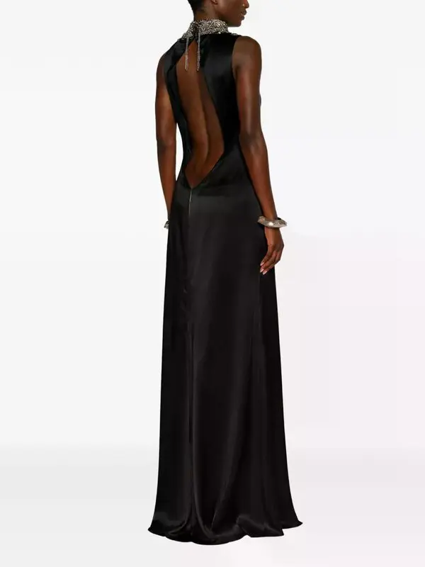 Alexander McQueen Sleeveless Maxi Dress - Black