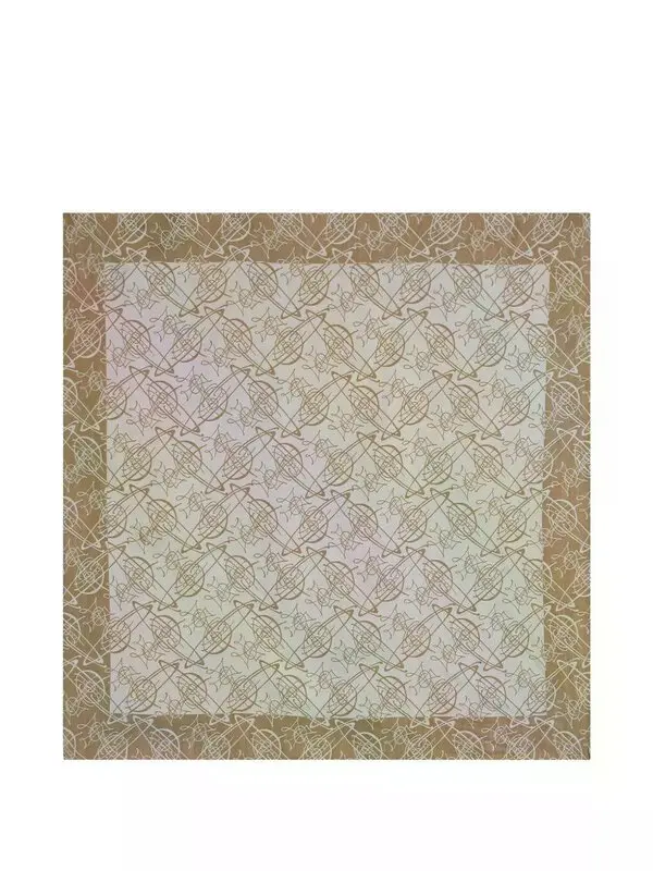 VIVIENNE WESTWOOD Orb-print Scarf - Neutrals