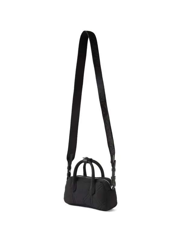 Emporio Armani Quilted Tote Bag With Logo Plaque