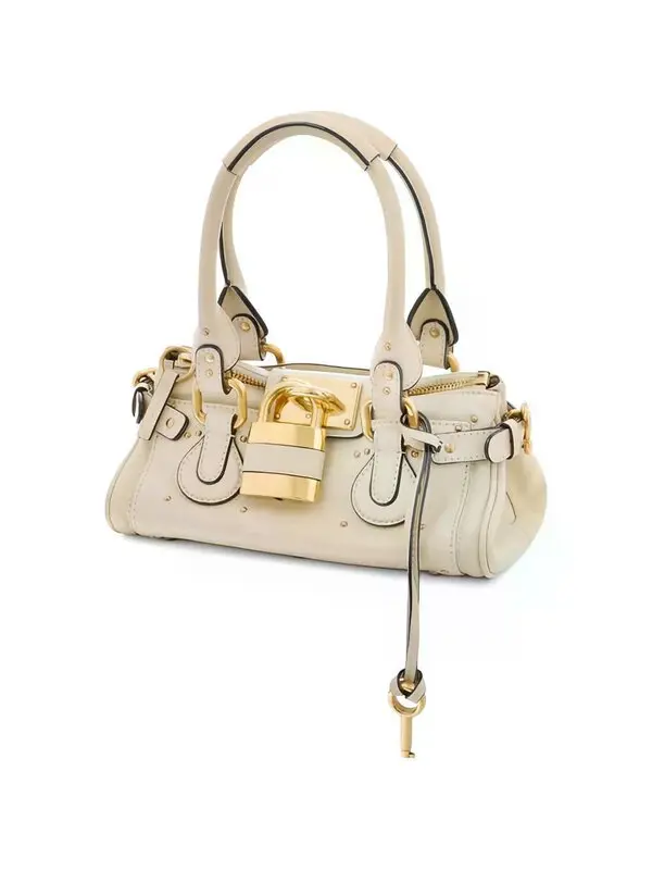 Chloé Paddington Padlock Tote - Neutrals