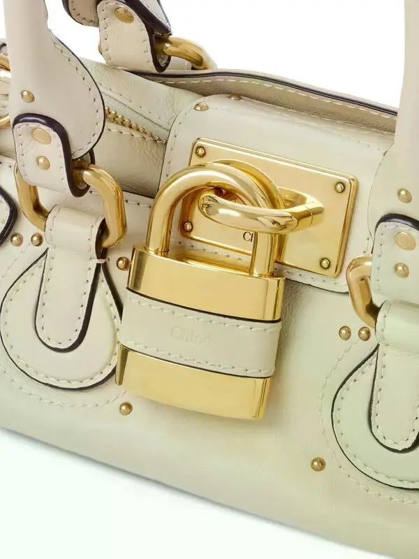 Chloé Paddington Padlock Tote - Neutrals