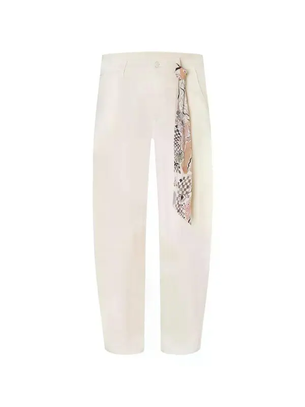 CAMBIO Scarf-detailed Trousers