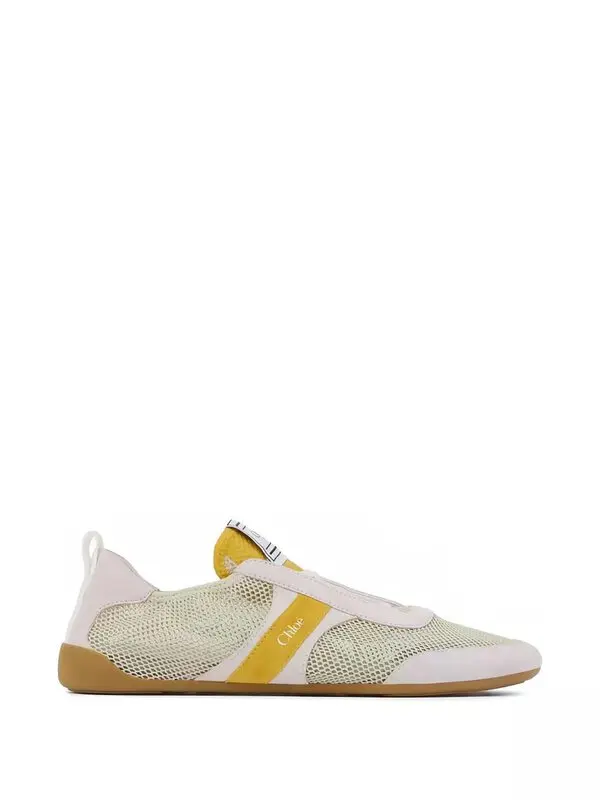Chloé Logo-detail Sneakers - Neutrals
