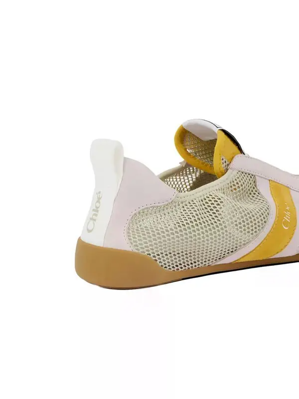 Chloé Logo-detail Sneakers - Neutrals