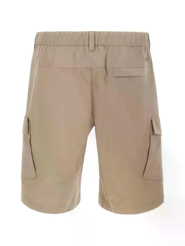 Herno Pleated Cargo Shorts - Neutrals