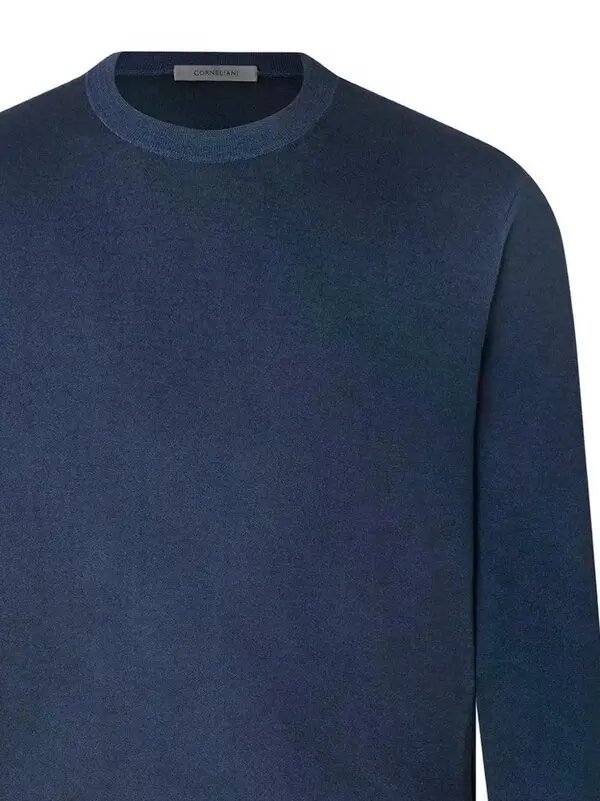 Corneliani Ribbed Crew Neck Sweater