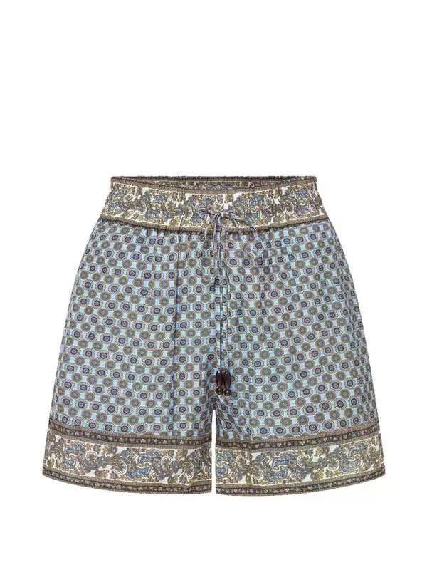Veronica Beard Vivaldi Drawstring Shorts