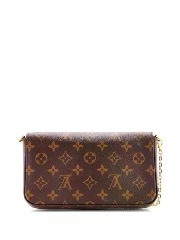LOUIS VUITTON Felicie Pochette Monogram Canvas - Brown