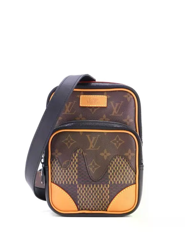LOUIS VUITTON Nigo Amazone Sling Bag Limited Edition Giant Damier And Monogram Canvas - Black