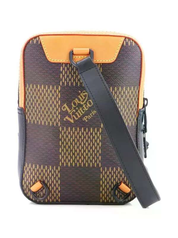 LOUIS VUITTON Nigo Amazone Sling Bag Limited Edition Giant Damier And Monogram Canvas - Black
