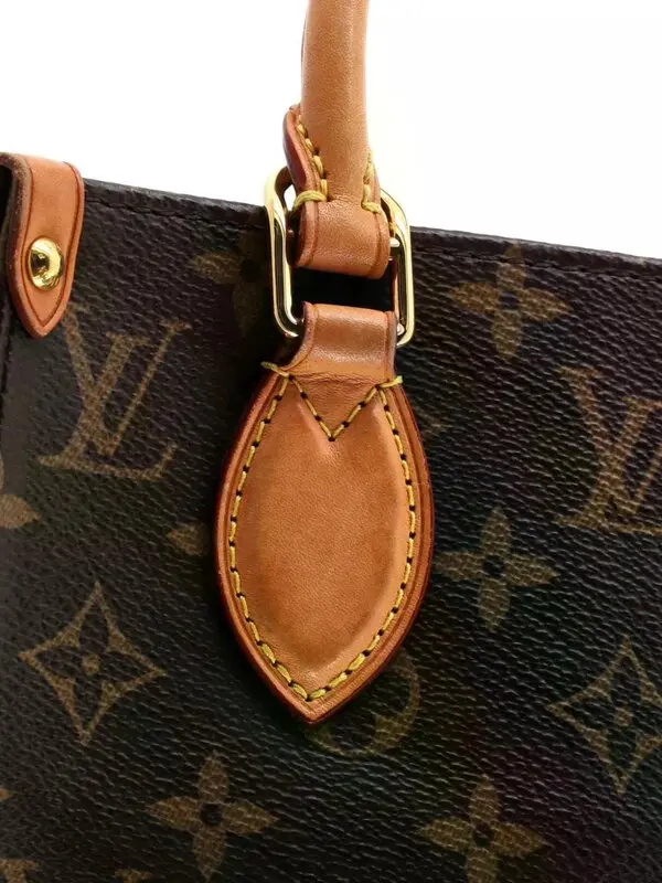 LOUIS VUITTON Sac Plat Nm Bag Monogram Canvas Bb Tote