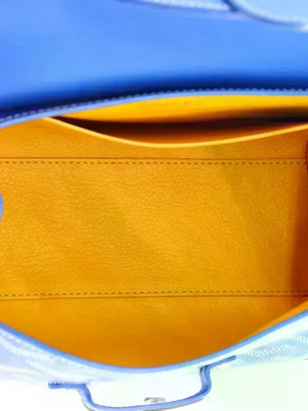 Goyard Saigon Top Handle Mini Shoulder Bag - Blue