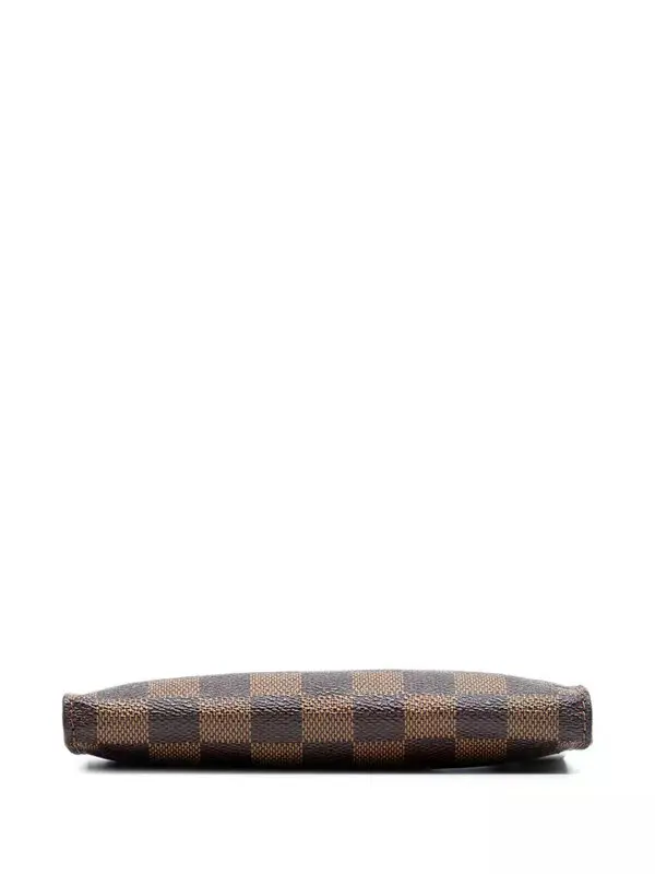 LOUIS VUITTON 1998 Damier Ebene Marais Bucket Pouch