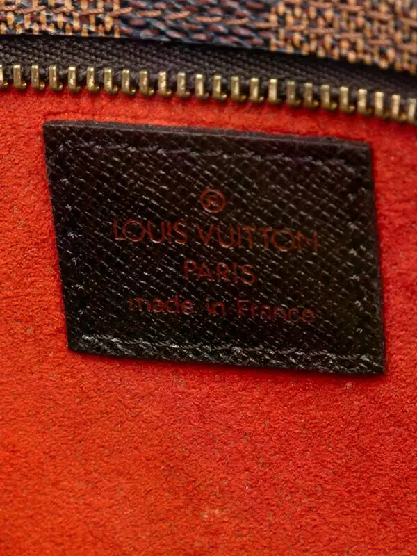 LOUIS VUITTON 1998 Damier Ebene Marais Bucket Pouch
