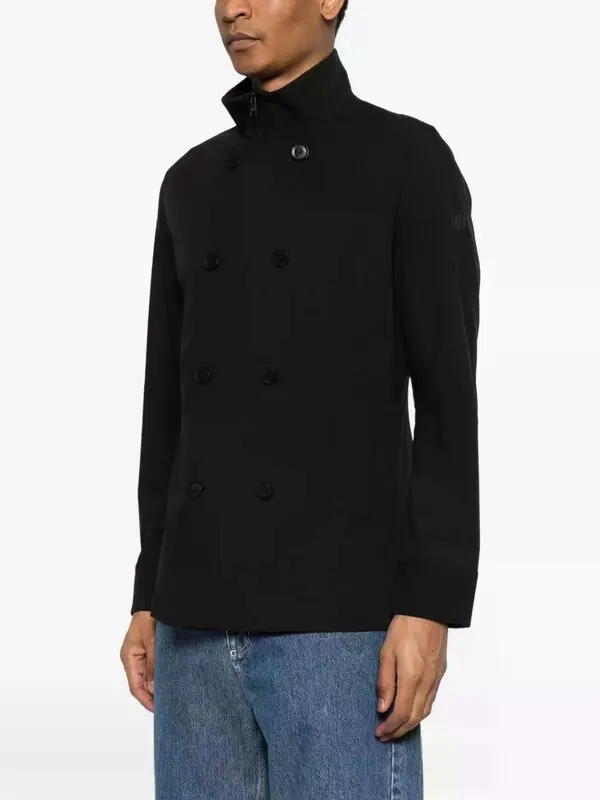 DUNO Tauris Double-breasted Coat - Black