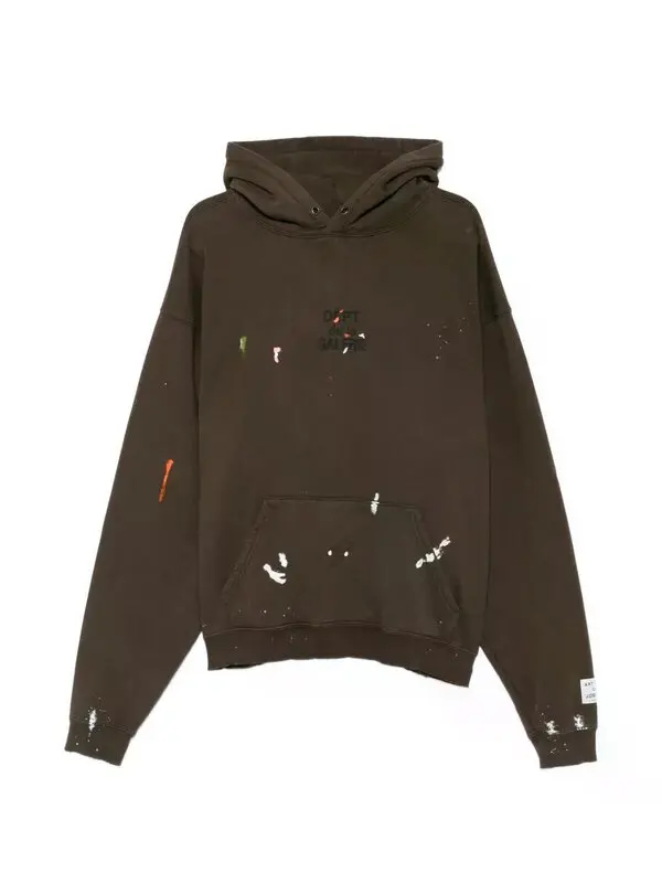 GALLERY DEPT. Paint-splatter Hooded Sweatshirt