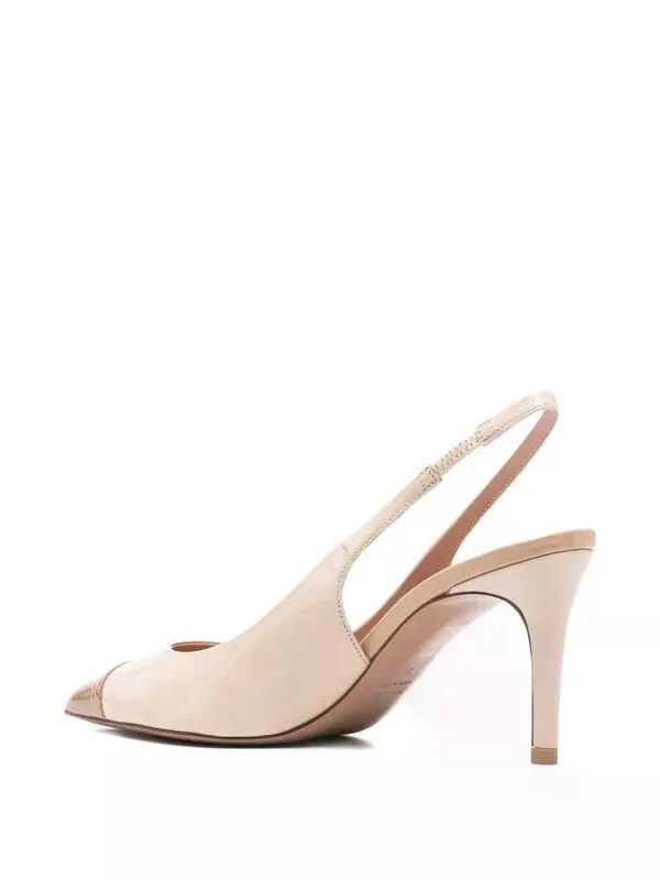 FESTA MILANO Cap-toe Slingback Pumps