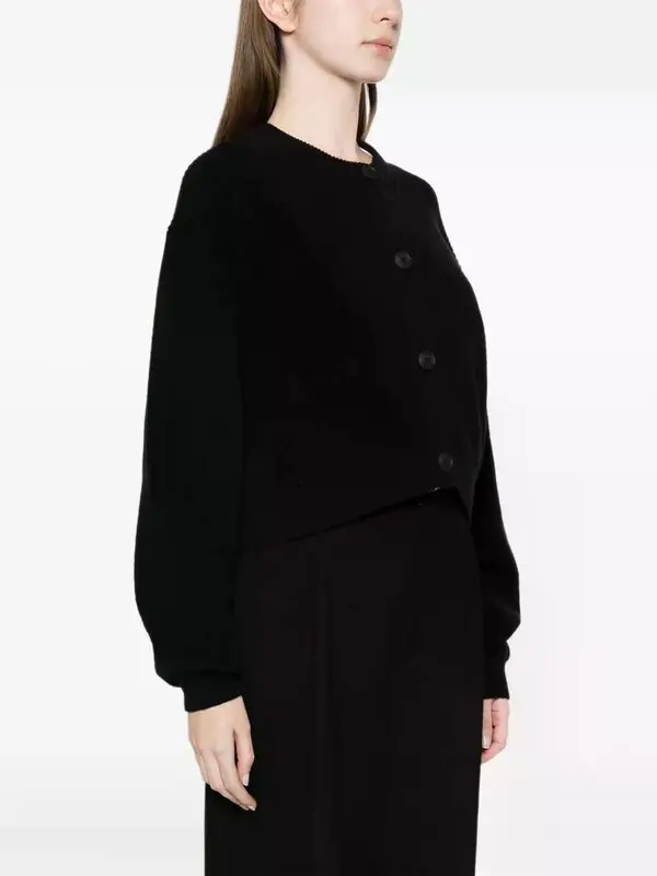 CT PLAGE Button Pocket Knitwear - Black