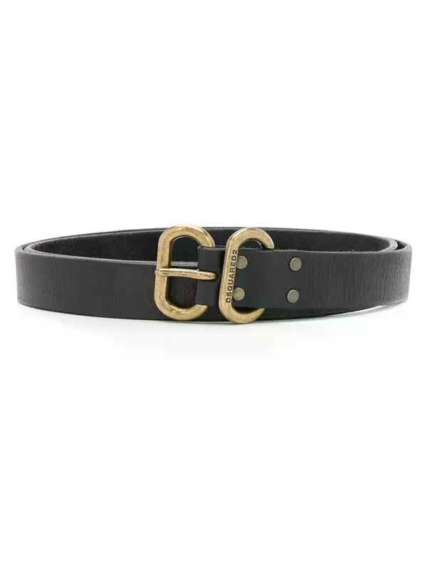 Dsquared2 Double Buckle Belt - Black