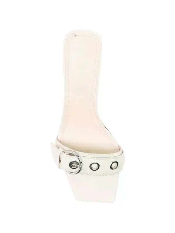 AeydĒ Gilly Eyelet Sandals - Neutrals
