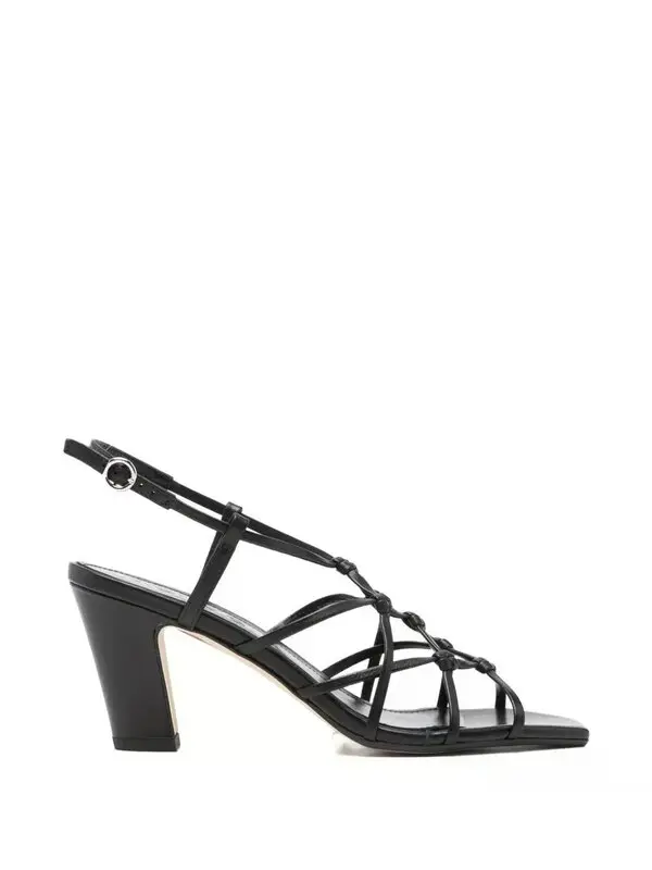 AeydĒ Acacia Nappa Leather Heel Sandals