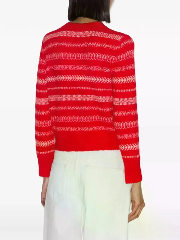 MARANT ETOILE Amity Jacquard Knit Sweater