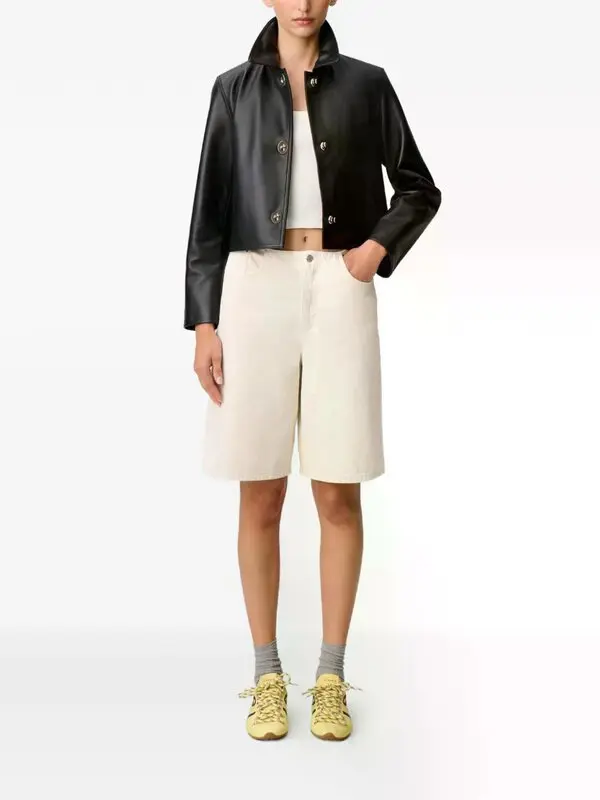 Claudie Pierlot Buttoned Cropped Jacket