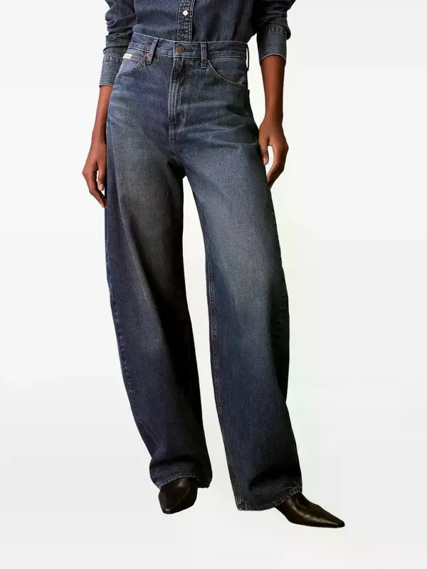 Calvin Klein Logo-plaque Jeans