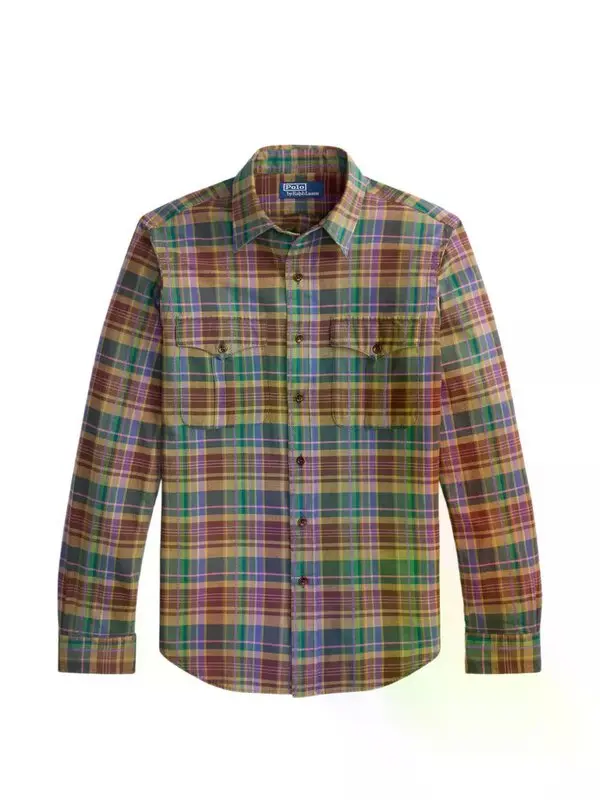 Polo Ralph Lauren Plaid-pattern Pocket Shirt