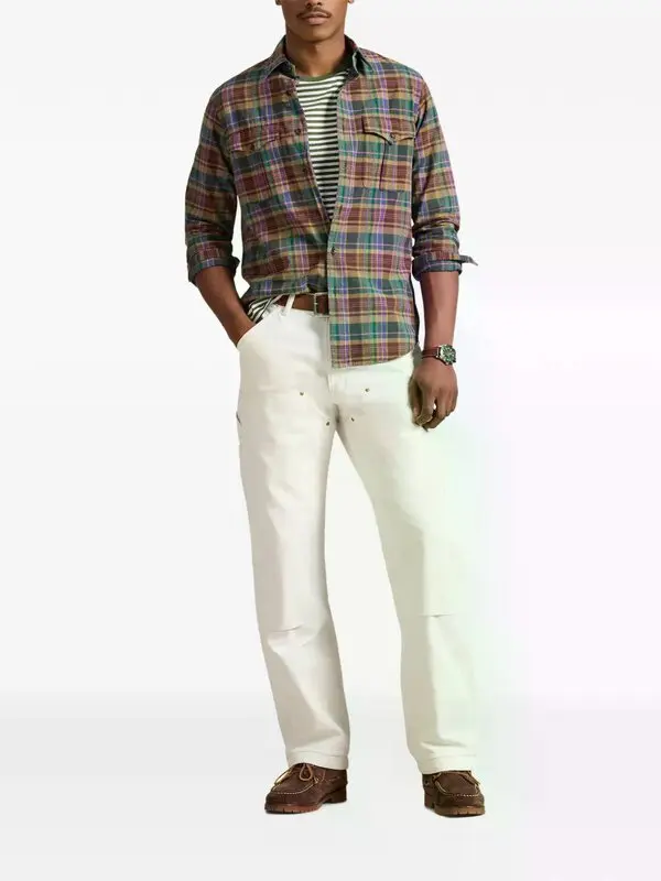 Polo Ralph Lauren Plaid-pattern Pocket Shirt