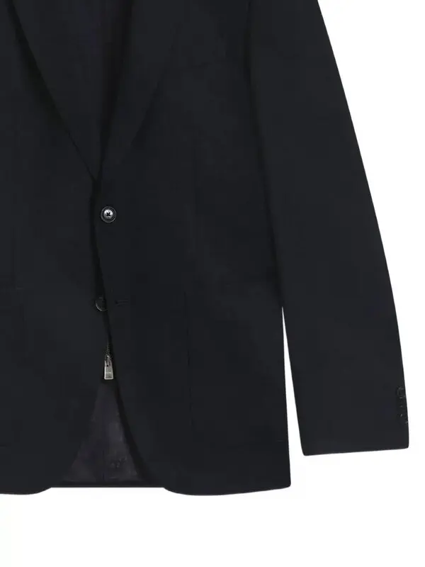 BOSS Textured Bib Blazer - Blue