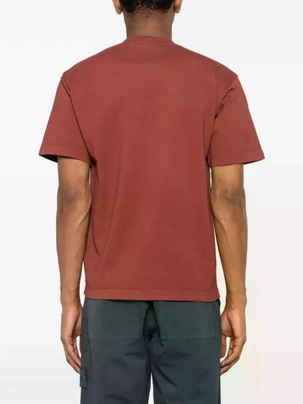Stone Island Compass-patch T-shirt - Orange