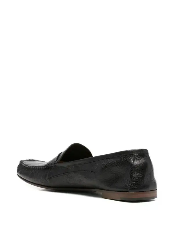 Versace Medusa Leather Loafers