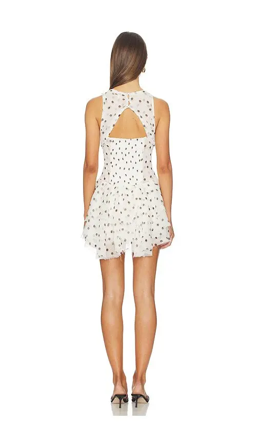Free People Raven Printed Mini Dress
