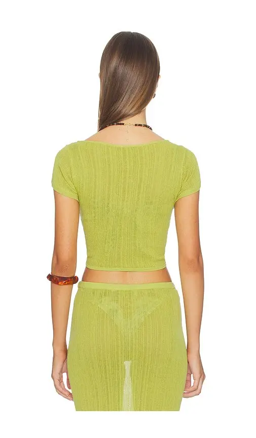 Solid & Striped The Rianne Knit Mesh Top