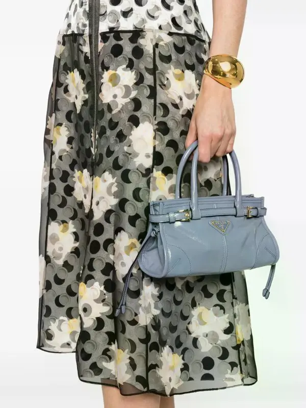 Prada Buckle Tote Bag