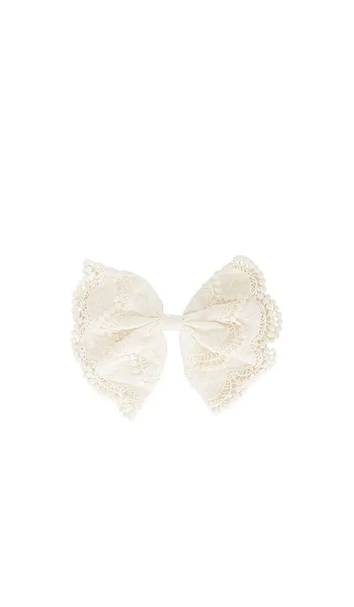 LOVERS AND FRIENDS Angela Bow Clip - Natural